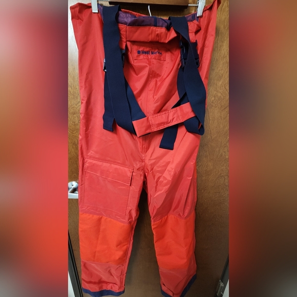 West Marine | Pants | West Marine Mens Red Bib Overalls With Suspenders ...